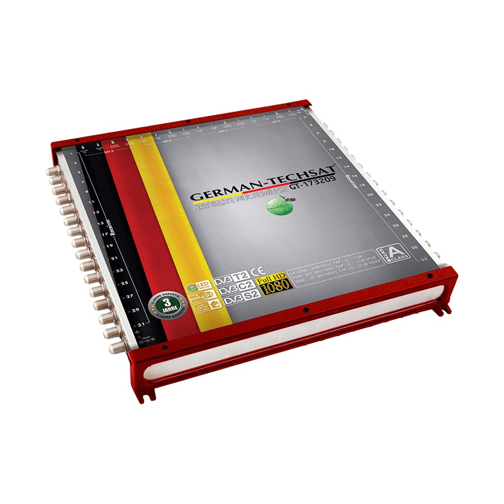 GT-17/12/09 GERMAN TECHSAT مولتی سوییچ ژرمن تک ست 12 واحدی - تکنو تصویر