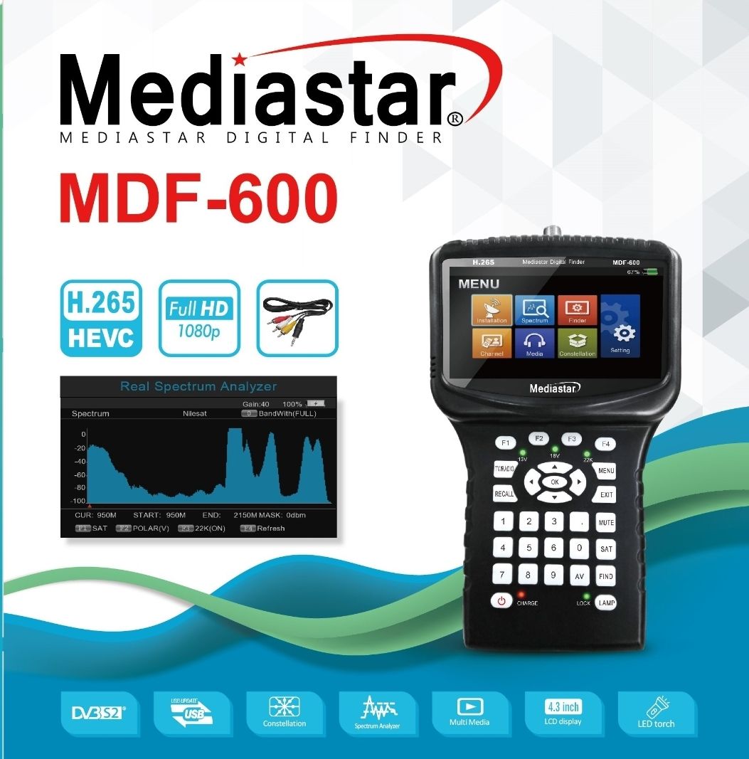 مانیتور فایندر تصویری دوربین مدیا استار 600 - تکنو تصویر