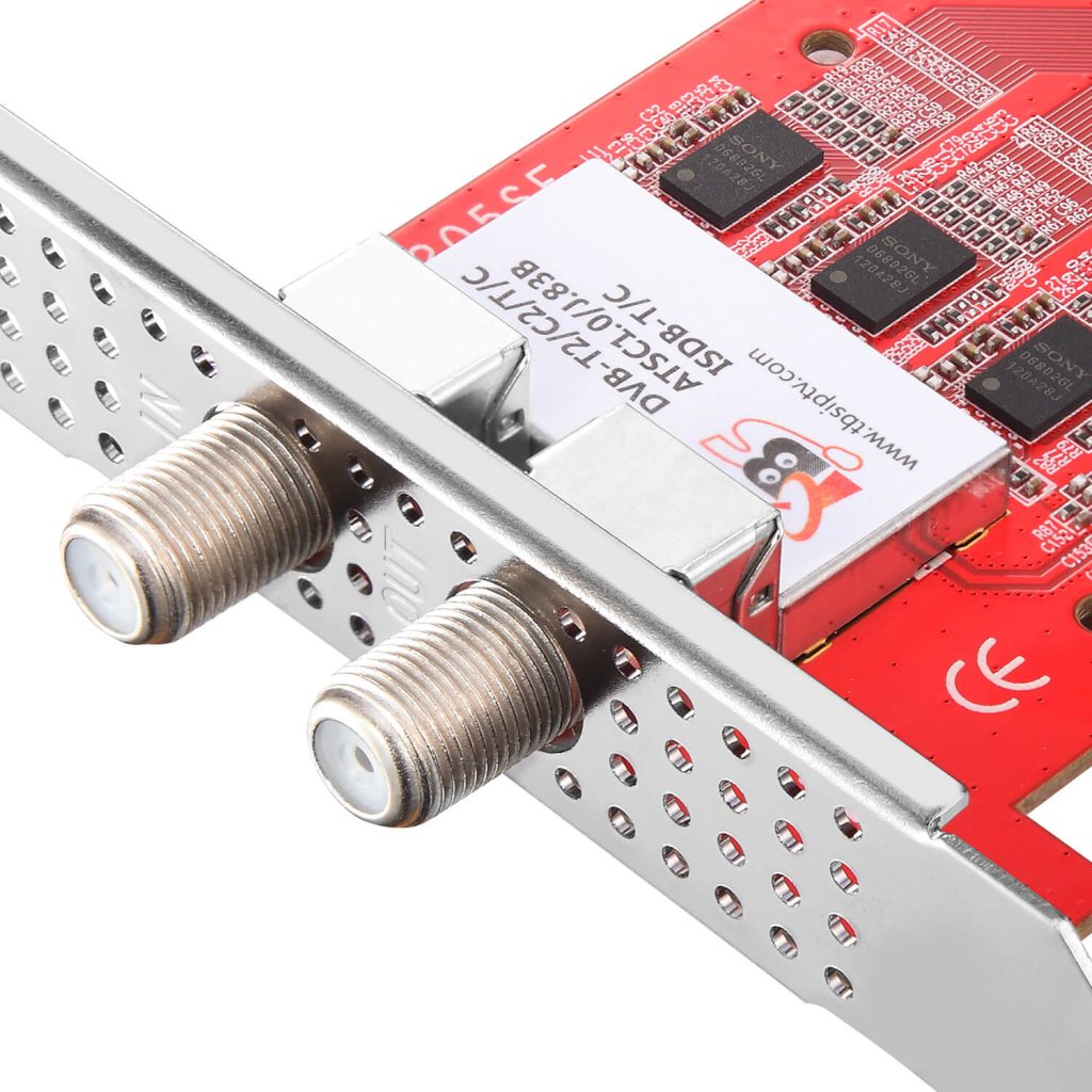 کارت dvb چهار تیونر TBS 6205 se T2/T/C dvb - تکنو تصویر